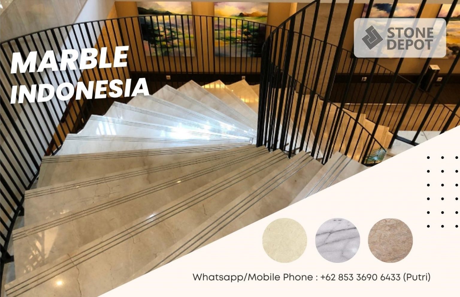 Decorate Your Modern Construction with Marble Indonesia